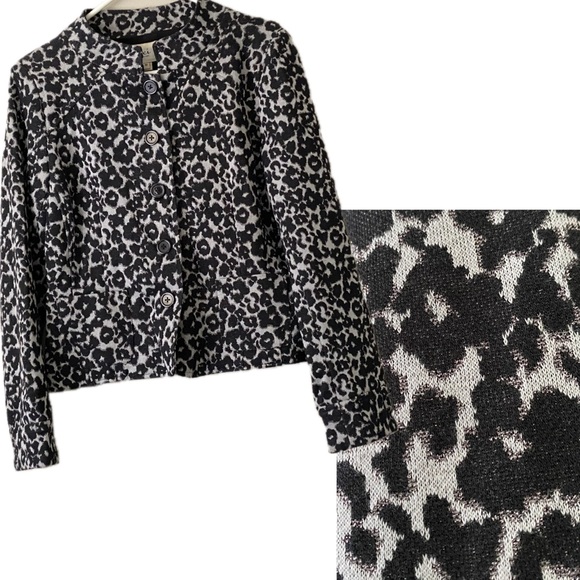 ECI | Jackets & Coats | Eci New York Leopard Print Fitted Blazer With ...